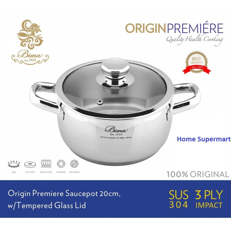 Jual Panci SaucePot Sauce Pot Stainless Steel Panci Origin Premiere SUS ...