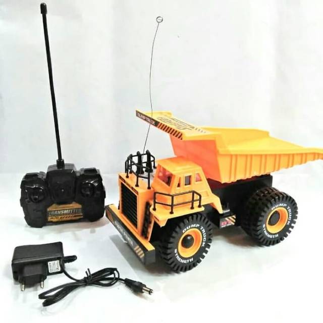 Jual Remote Control Mobil Dump Truck Mining Construction | Shopee Indonesia