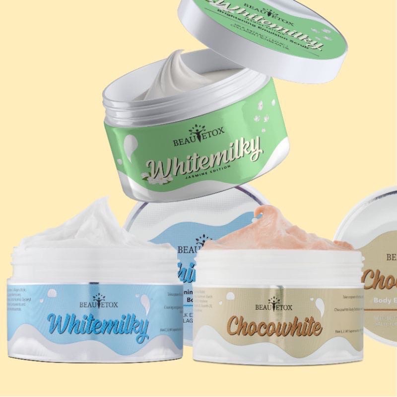 Jual FREE GIFT - READY BODY SCRUB BEAUTETOX JASMINE WHITEMILKY ...