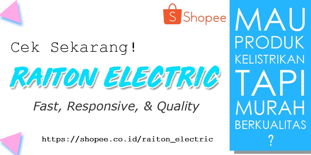 Toko Online raiton electric | Shopee Indonesia