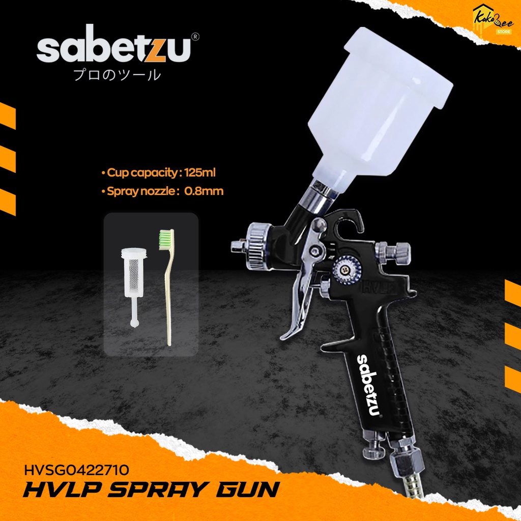Jual Spray gun HVLP airbrush mini spraygun angin cat professional ...