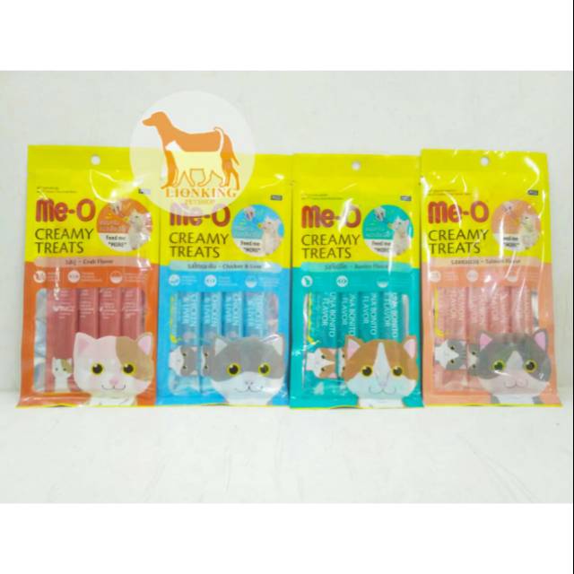 Jual ME-O CREAMY TREATS | MEO SNACK LIQUID | SNACK UNTUK KUCING ...