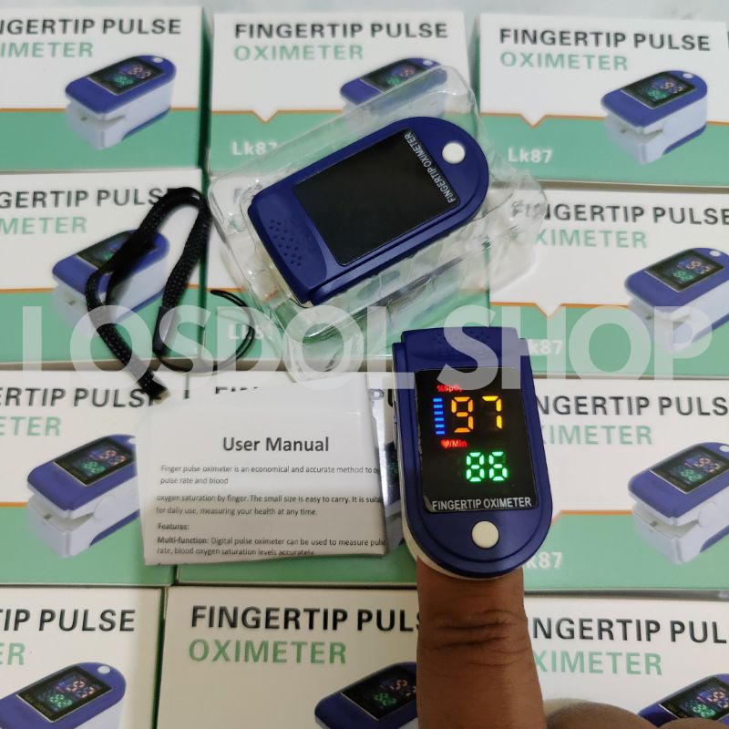 Jual Fingertip Pulse Oximeter LK88 LK87 / Oximeter Oksimeter Oxymeter ...