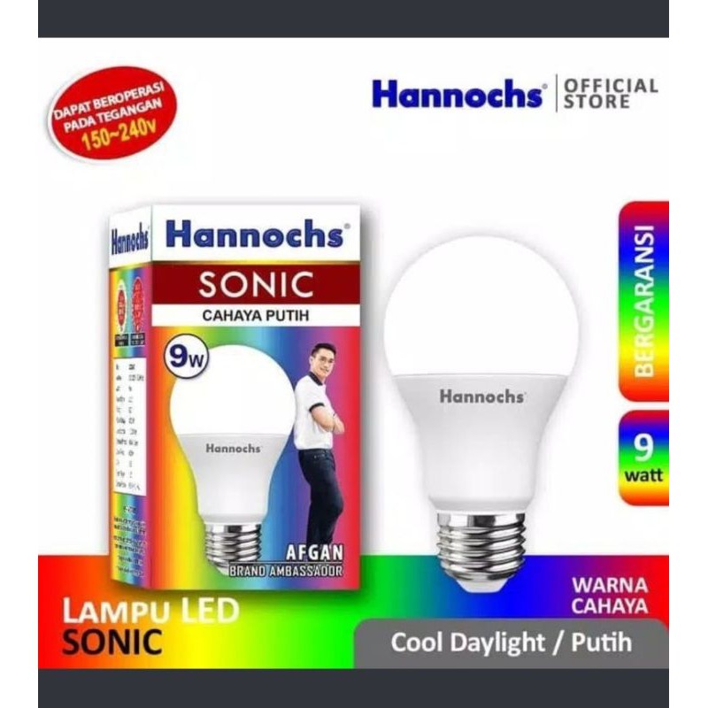Jual Promo Lampu LED Hannochs SONIC Hanok 9W 9 W 9Watt 9 Watt | Shopee ...