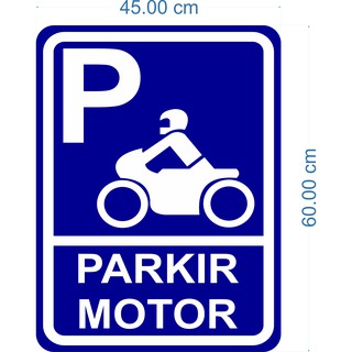 Jual Rambu Parkir Motor - Kotak 45cm x 60cm Plat Alumunium Indonesia ...