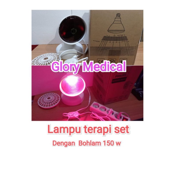 Jual Lampu set terapi infrared/alat terapi kesehatan satu set ada timer ...