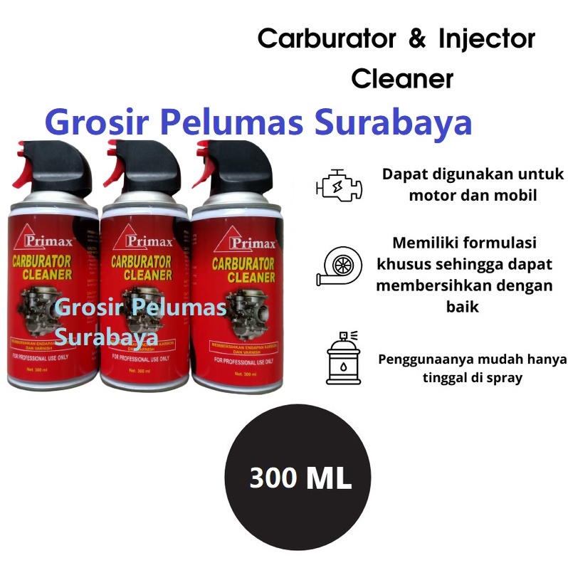 Jual PRIMAX Carburator Injector Cleaner Spray Carb Karburator Injection ...