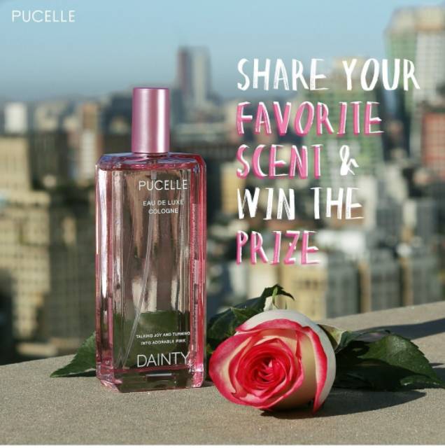 Jual (100ml) PUCELLE EAU DE LUXE COLOGNE DAINTY PINK | Shopee Indonesia