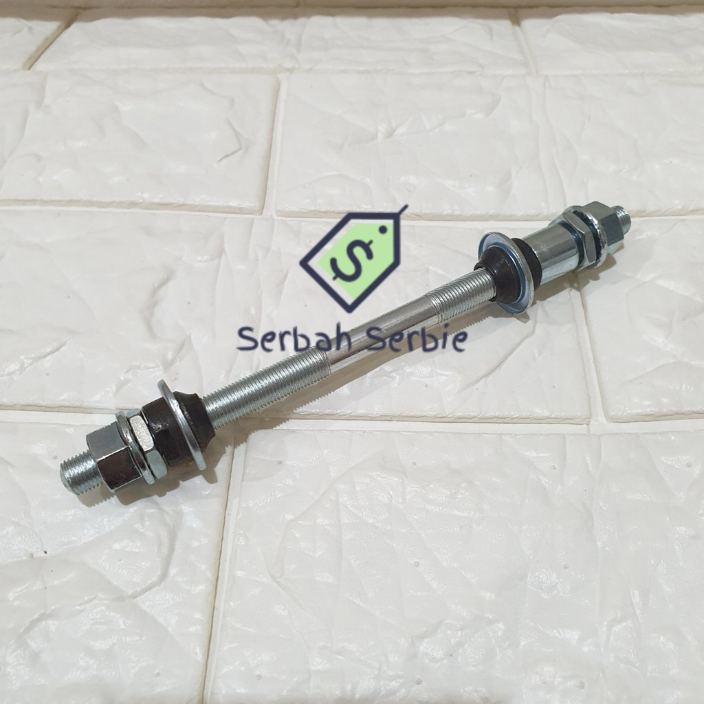 Jual AS RODA BELAKANG MUR 15 SEPEDA PELOR CP TAIWAN TEBAL REAR HUB ...