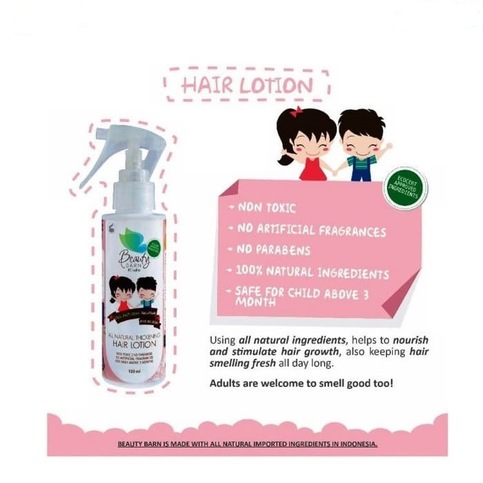 Beauty Barn Hair Lotion Menebalkan Rambut Anak lotion rambut bayi ...