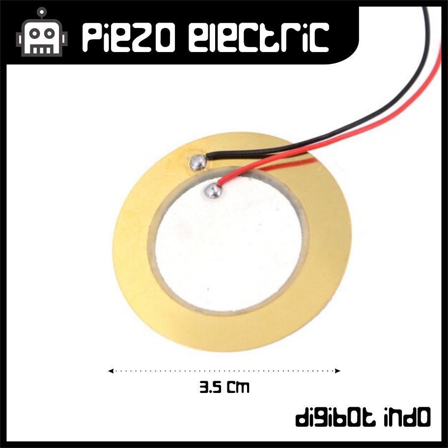 Jual Piezo Electric 35mm - Ceramic Buzzer | Shopee Indonesia