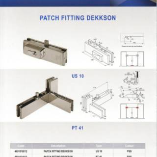 Jual Patch Fitting Komplit Set Dekkson (PT10, PT20, US10) | Shopee Indonesia