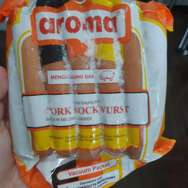 PORK BOCKWURST SOSIS AROMA BALI @ 500 gram | Shopee Indonesia