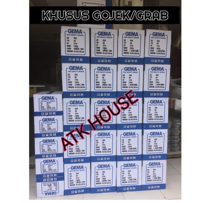 Jual Ordner Gema Folio perDUS isi 12pcs/Odner Gema Besar/Otner/Binder ...