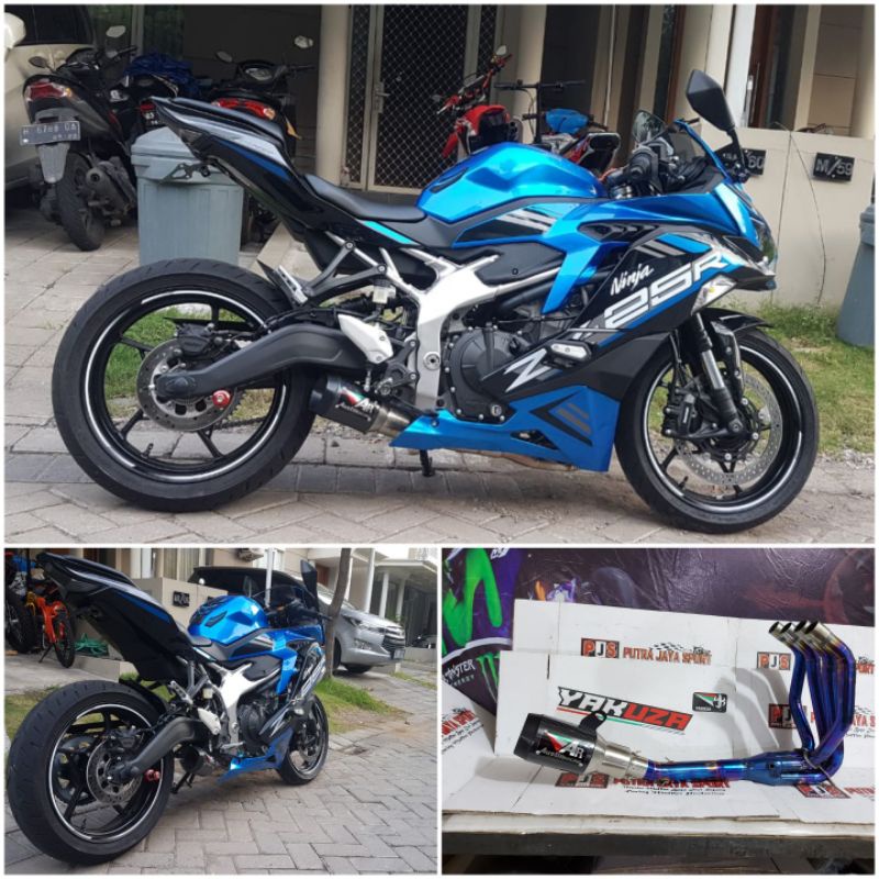 Jual knalpot austin underbely ninja zx25r full system ( pnp ) | Shopee ...