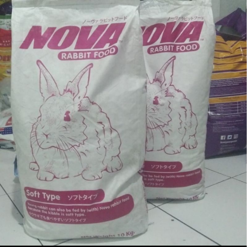Jual NOVA RABBIT FOOD 10KG GOJEK ONLY | Shopee Indonesia