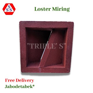 Loster Beton Miring / Jalusi Lubang Angin Roster Dinding Loster Rumah ...