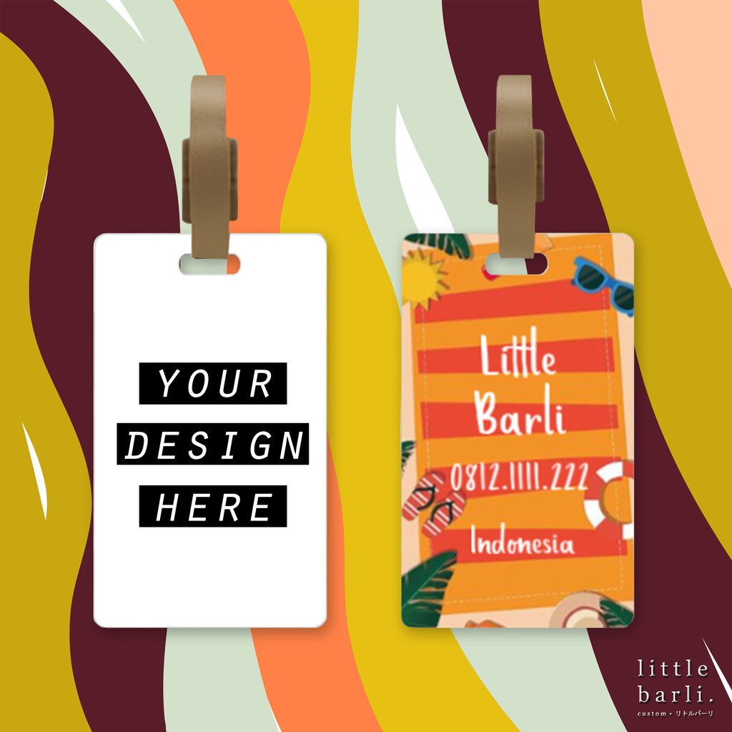 Luggage Tag / Luggage Tag Custom / Tag Koper / Penanda Tas / Penanda ...