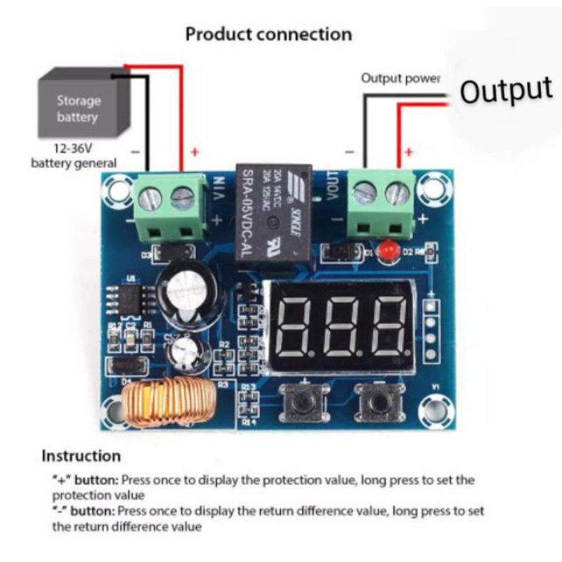 modul pemutus tegangan bila tegangan aki low | Shopee Indonesia