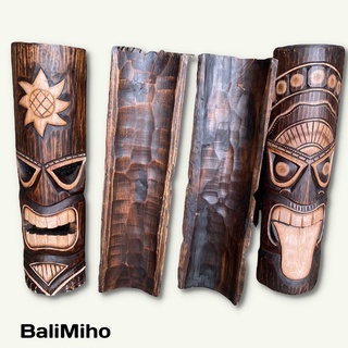 Jual Topeng Tiki Lidah 50 cm Dekorasi Dinding Patung Topeng Suku Tiki ...