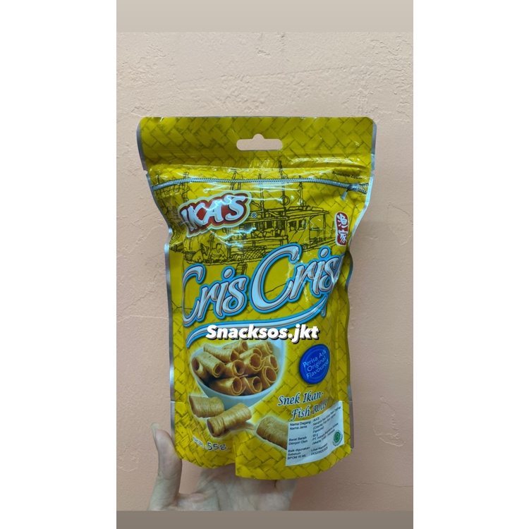 Jual IKA's Cris Crisp Fish Rolls 55g | Shopee Indonesia
