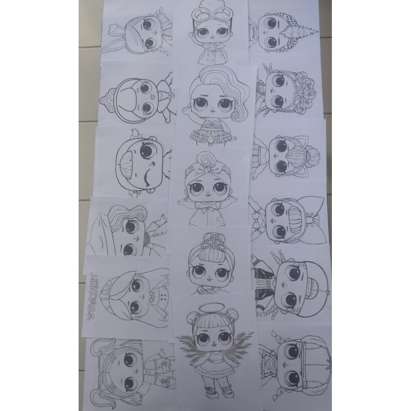 Jual Kertas Lukis Kertas Warnai LOL | Shopee Indonesia