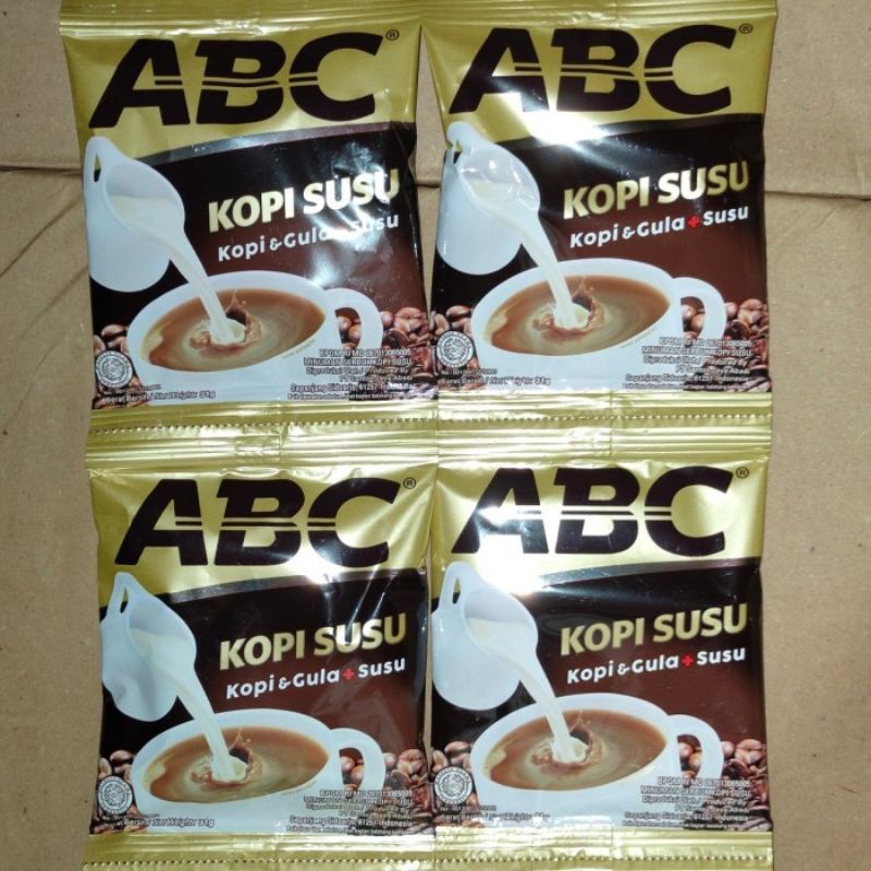 Jual KOPI ABC KOPI SUSU + GULA sachet 31 gram RENCENG 10 pcs | Shopee Indonesia