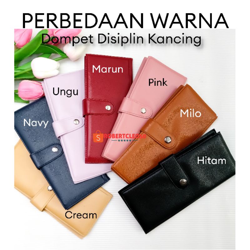 Jual dompet disiplin kancing | Shopee Indonesia