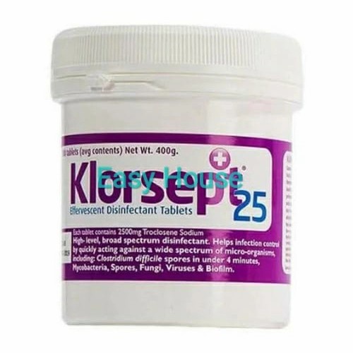 Jual Klorsept 25 Disinfectant Pill/Disinfektan Tablet/Fogging Spray ...