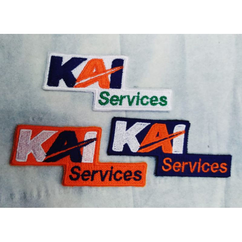 Jual Bordir KAI SERVICES new logo | Shopee Indonesia