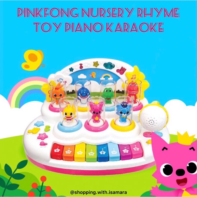 Jual Pinkfong Nursery rhyme Toy Piano Karaoke | Shopee Indonesia