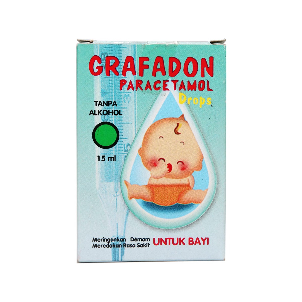 Jual Grafadon Grapadon Drop Tetes Obat Demam Panas bayi balita | Shopee ...
