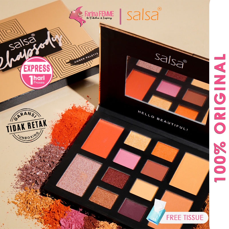 Jual FEMME || SALSA Rhapsody Face Palette - Palet Eyeshadow Blush On ...