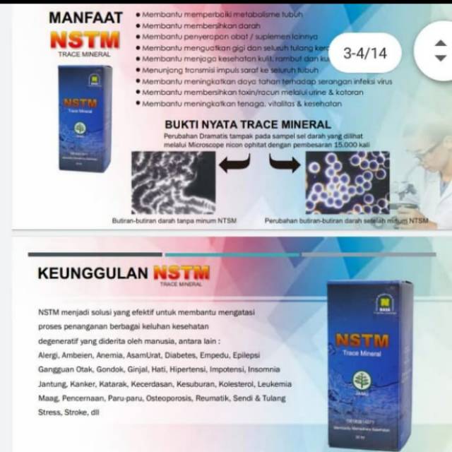 Jual NSTM NASA ( SUPLEMEN MINERAL ) | Shopee Indonesia