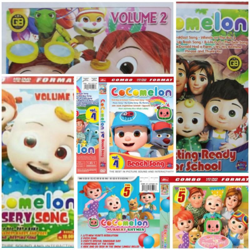 Jual Kaset dvd COCOMELON (vol 12345) | Shopee Indonesia