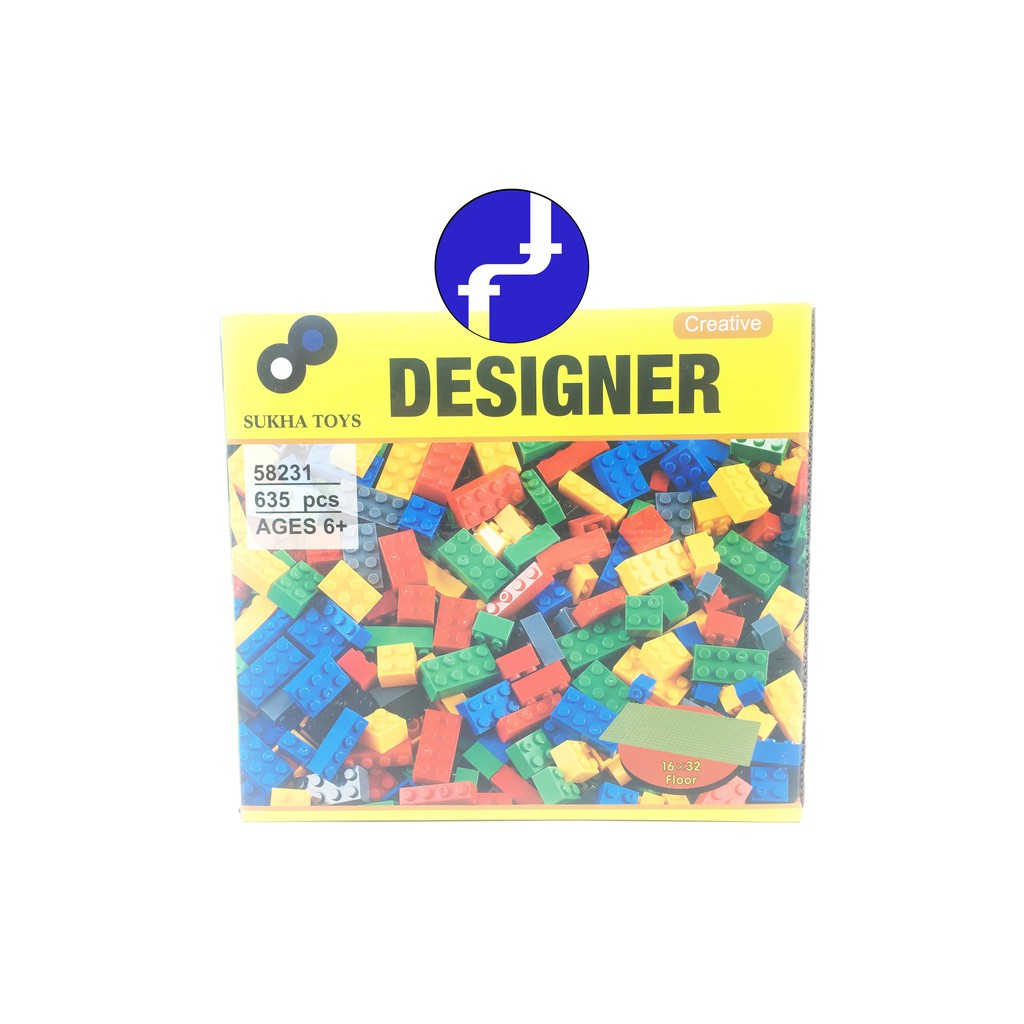Jual Mainan Anak Bricks Classic Wange Designer 58231 Blocks Klasik ...