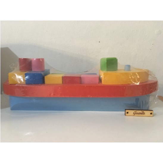 Jual Mainan Anak Edukatif-Mainan Balok Kapal Bongkar Pasang 3D Wooden ...