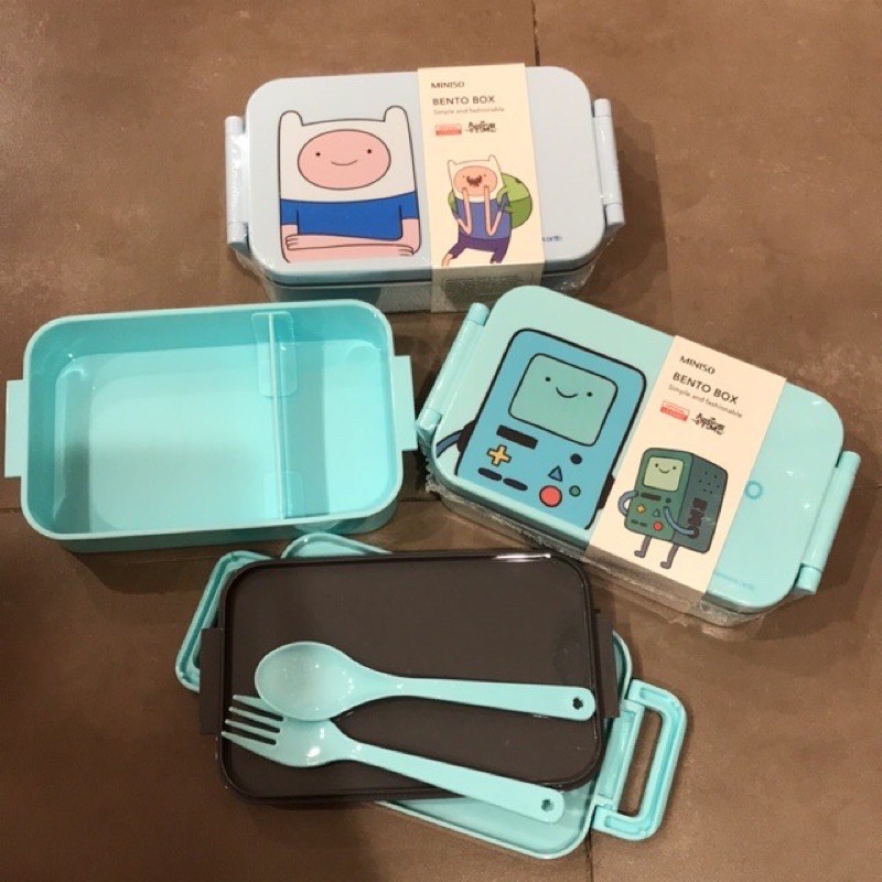 MINISO X ADVENTURE TIME! 3WRN. BENTO BOX ADVENTURE TIME. Tempat bekal ...