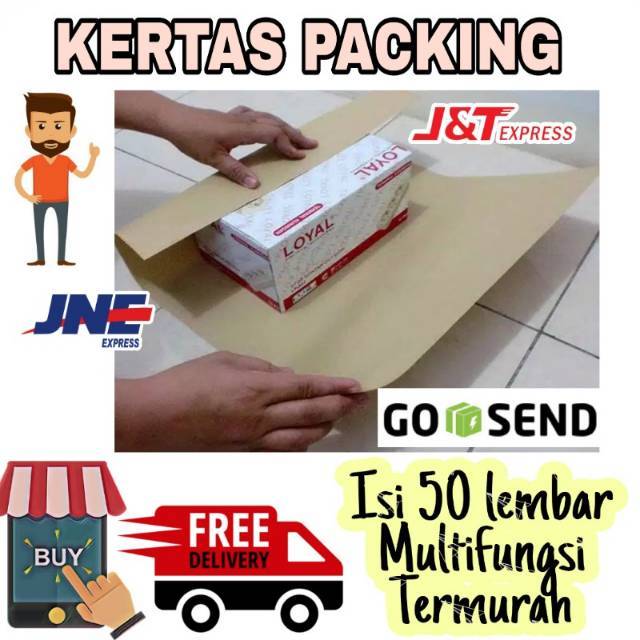 Jual Kertas packing barang jualan online kertas kado kertas bungkus ...
