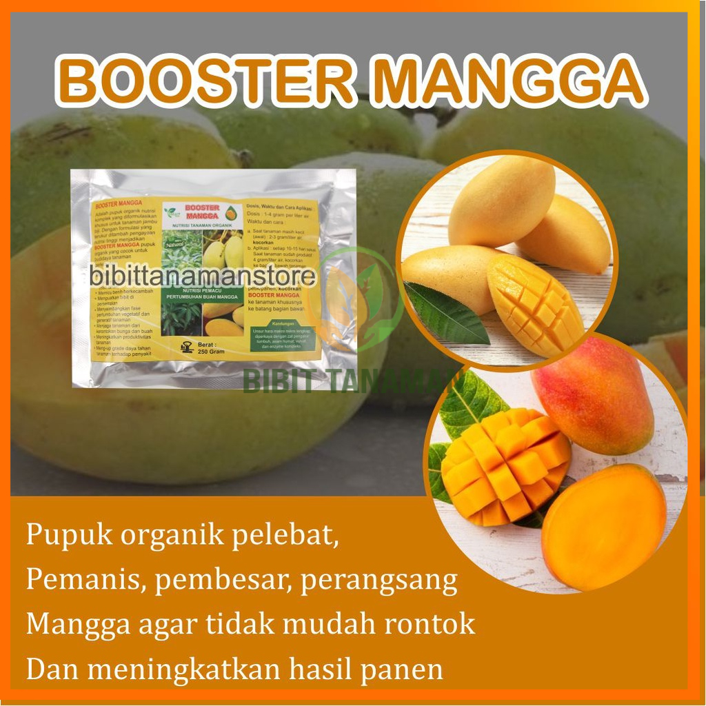 Jual Pupuk Organik Booster Mangga Pemicu Agar Cepat Berbuah Lebat | Shopee Indonesia