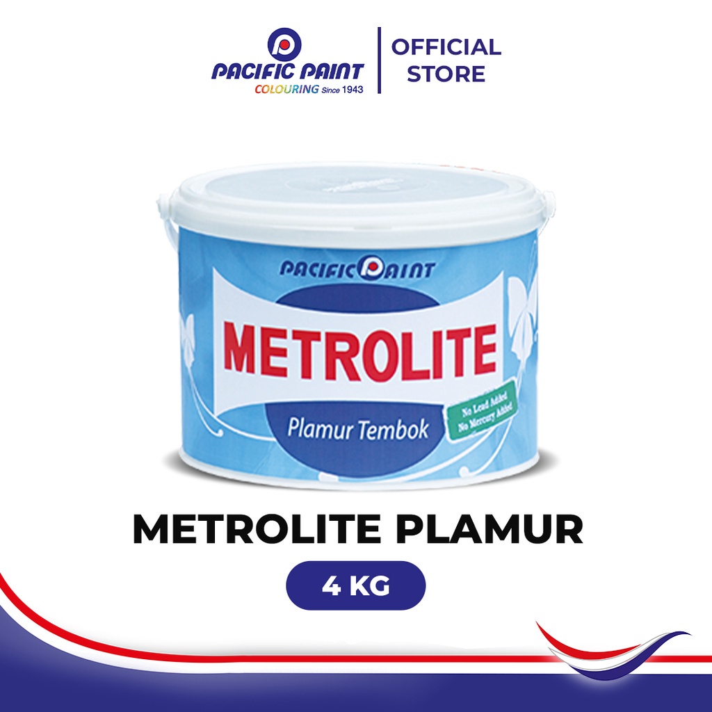 Jual Metrolite Plamur-Dempul Dinding Interior-4Kg | Shopee Indonesia
