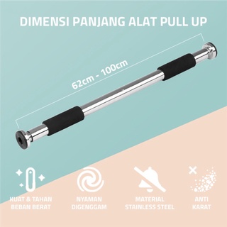 Jual Alat Fitness Tiang Pull Up Olahraga Pintu Chin Up Pull Up Bar ...