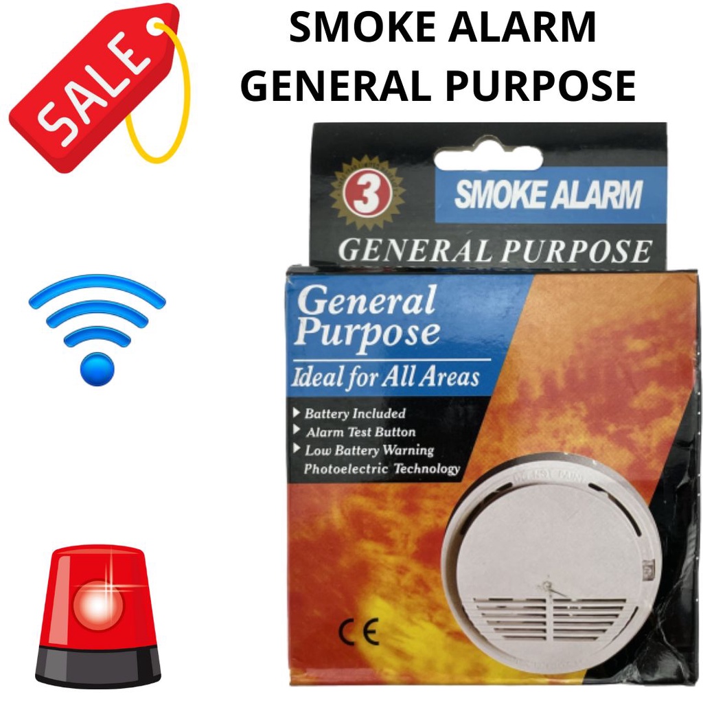 Jual SMOKE FIRE DETECTOR Sensor SS-168 (Sensor Asap/Kebakaran) | Shopee ...