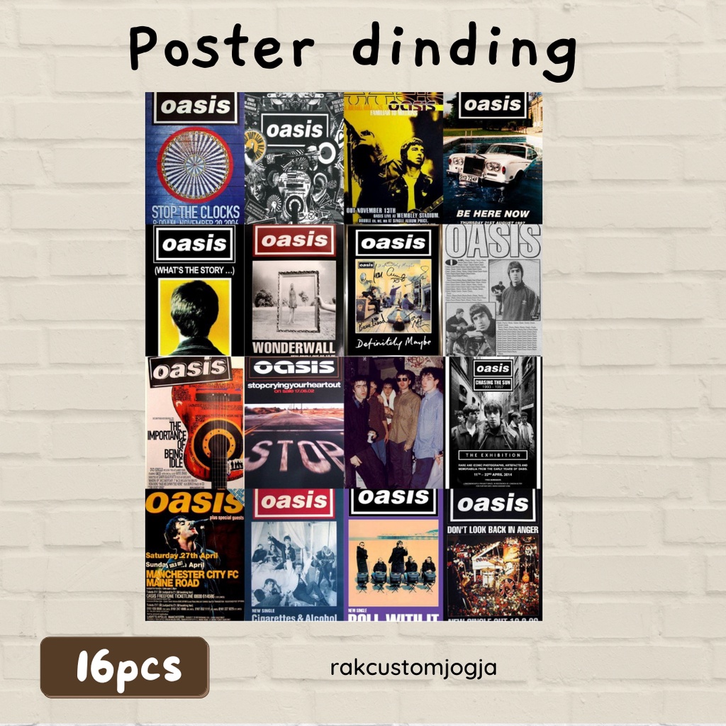 Jual 16pcs poster dinding kamar band/ poster cowo band /poster kamar ... Jual 16pcs poster dinding kamar band/ poster cowo band /poster kamar ...