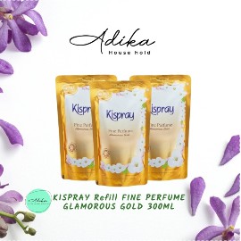Jual Kispray Fine Perfume Glamorous Gold Refill 300ml | Shopee Indonesia
