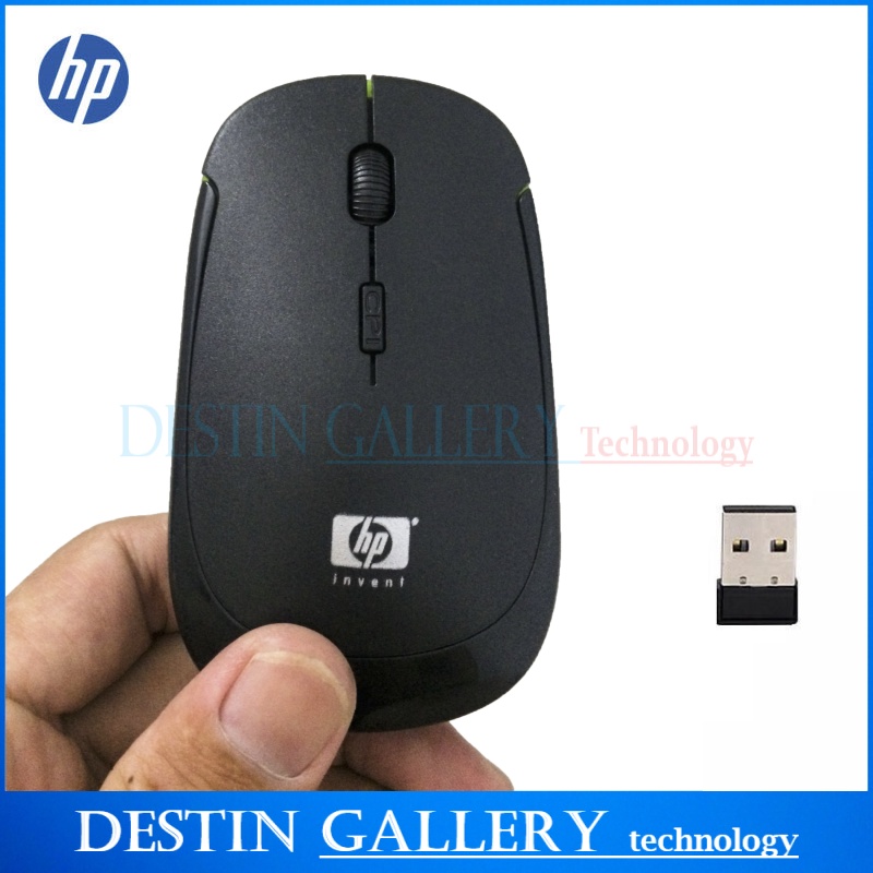 Jual Mouse Wireless HP U3500 1600DPI 2.4G Slim Design / Wireless Mouse ...