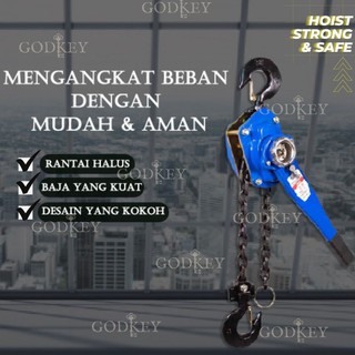 Jual JAPAN Lever Block Lifting Hoist 3 ton x 3 meter Kotrek Rantai ...