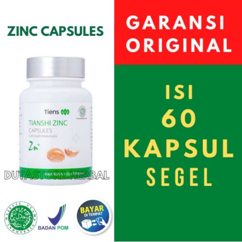 Jual Zinc Capsules Obat Gemuk Alami (60 Capsule) | Shopee Indonesia