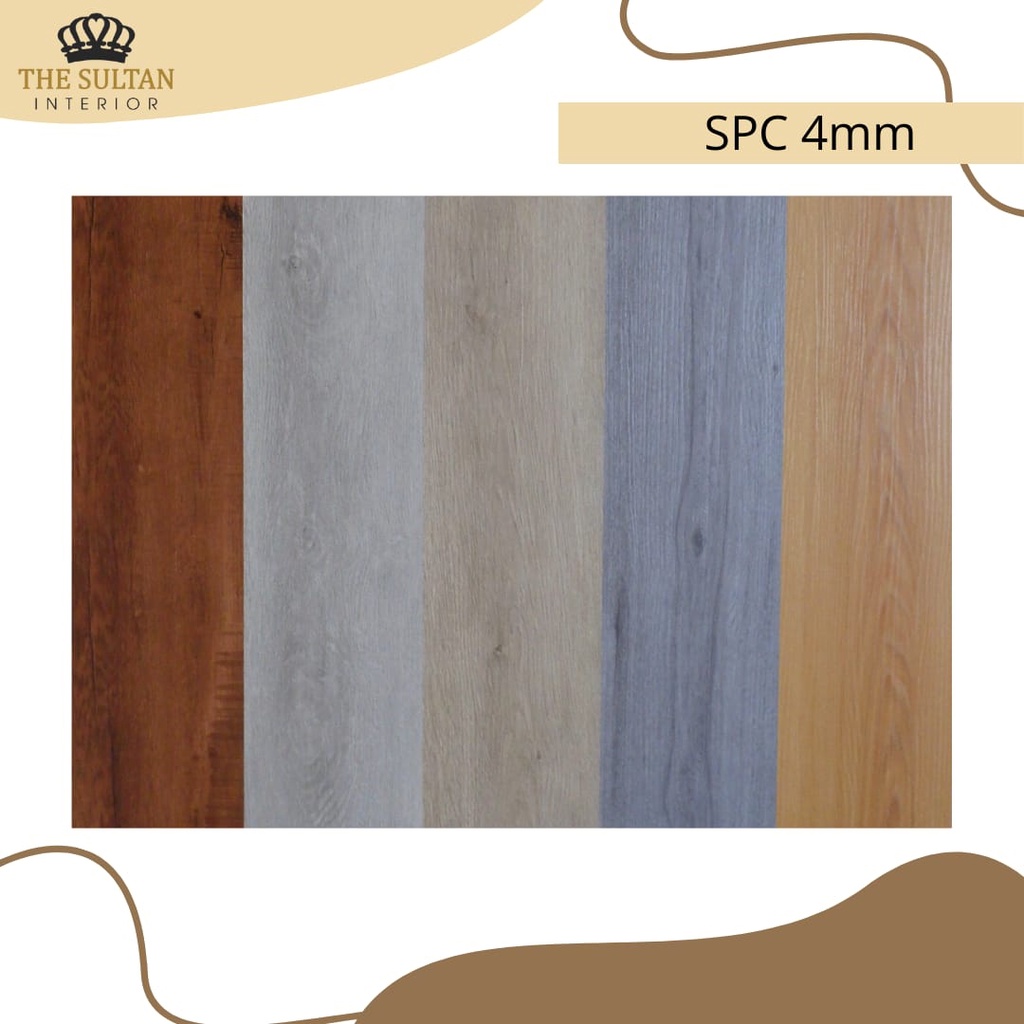 Jual SPC 4mm Eazy Floor Lantai kayu termurah | Shopee Indonesia