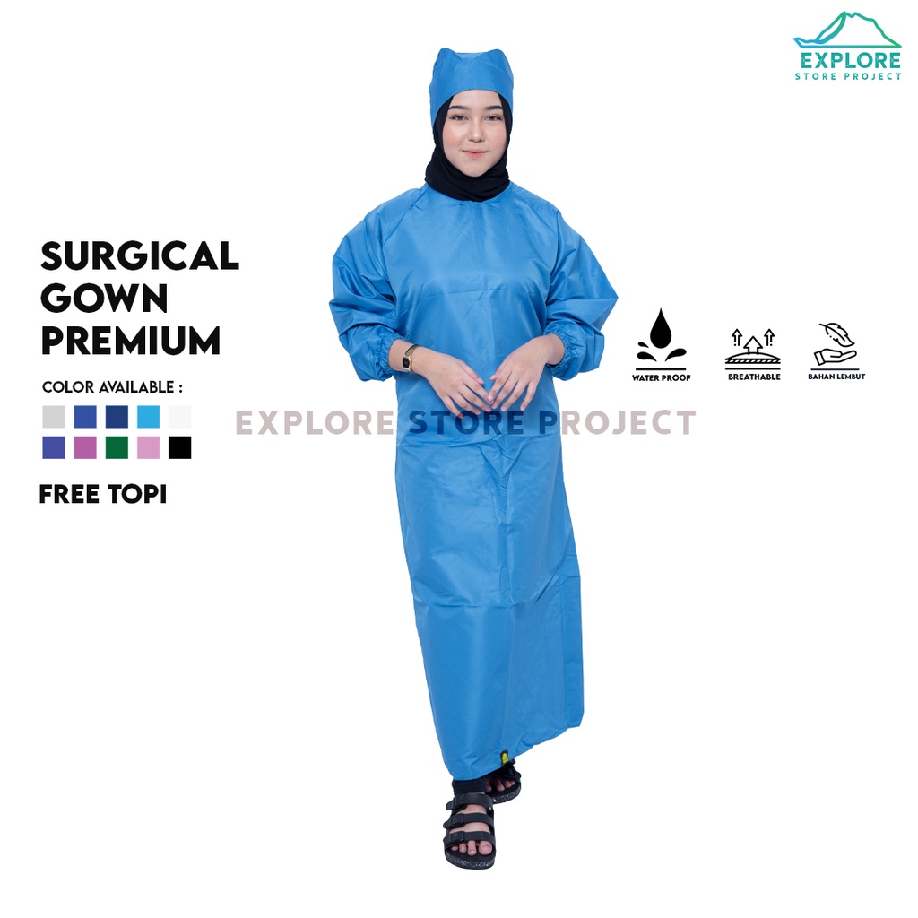 Jual EXPLORE STORE PROJECT || SURGICAL GOWN BAJU OPERASI SURGICAL GOWN ...